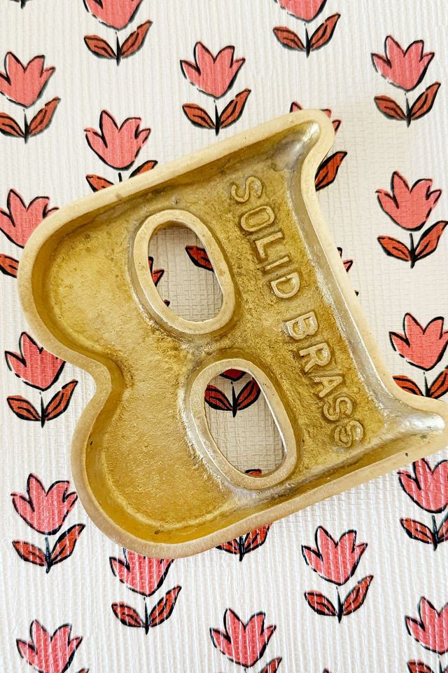 Old Flame Candle Co. Vintage Letter "B" Paperweight | AnthroHome