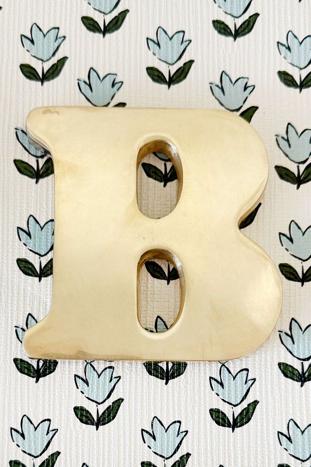 Old Flame Candle Co. Vintage Letter "B" Paperweight | AnthroHome