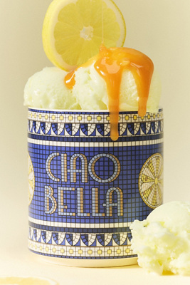 Bistro Tile Gourmand Ciao Bella 24k Gold Accent Italia Ceramic Candle ...