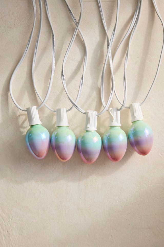 Stargazer Garden Lights, Set of 10 Bulbs, Pastel Egg | Anthropologie