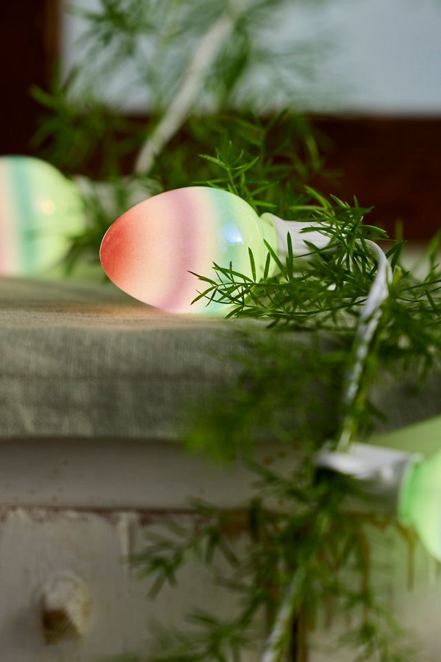 Stargazer Garden Lights, Set of 10 Bulbs, Pastel Egg | Anthropologie