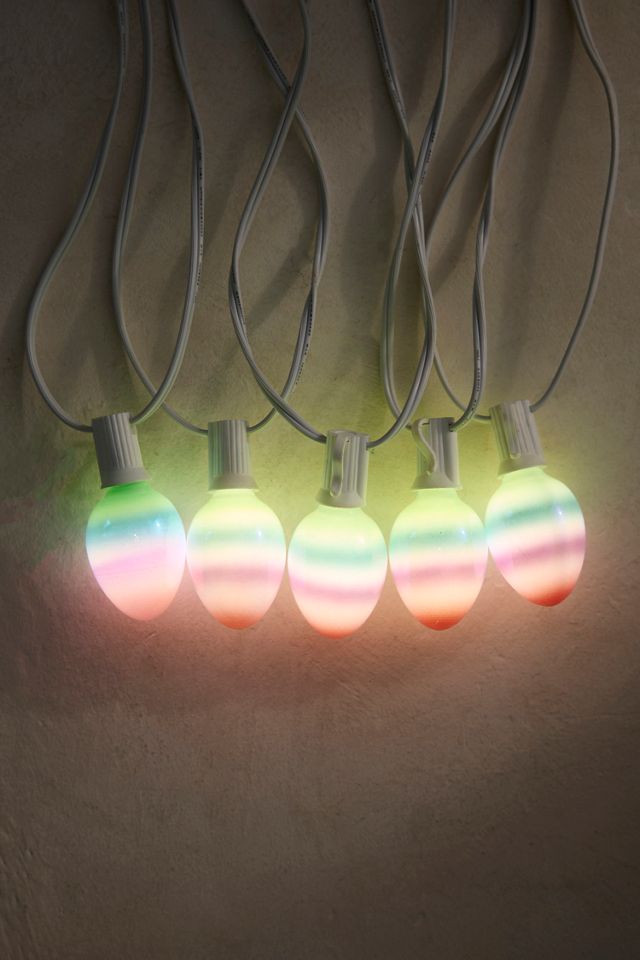 Stargazer Garden Lights, Set of 10 Bulbs, Pastel Egg | Anthropologie