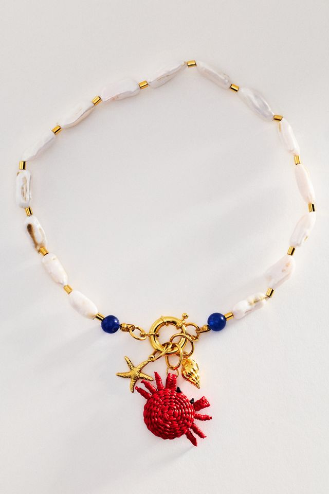 Bamboleira Senda Pearl Necklace + Removable Charms | Anthropologie