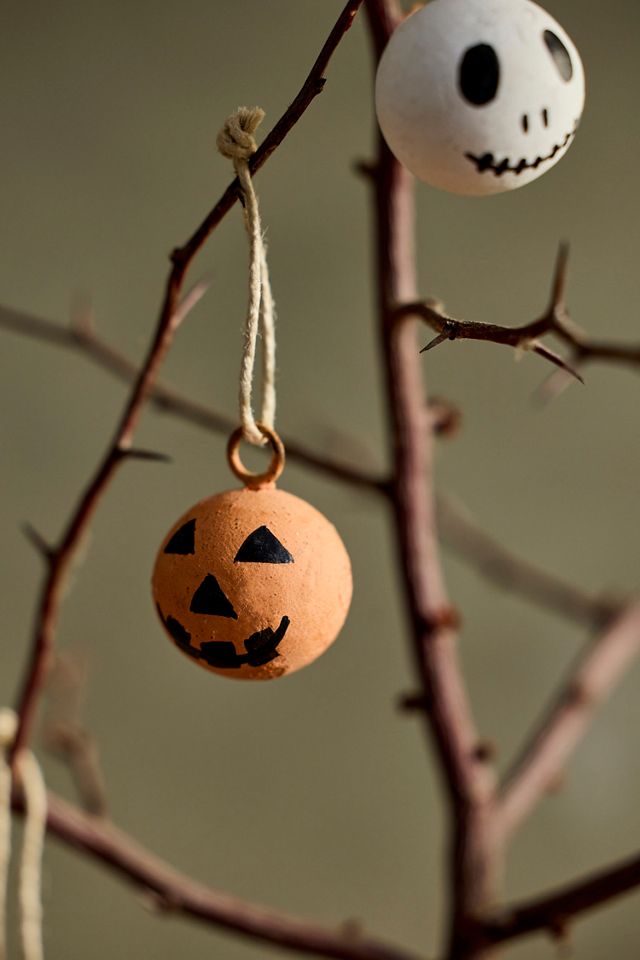 Halloween Icon Wooden Ornaments, Set of 12 | Anthropologie