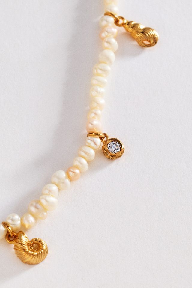 Joanna Laura Constantine Mini Pearl Necklace | Anthropologie