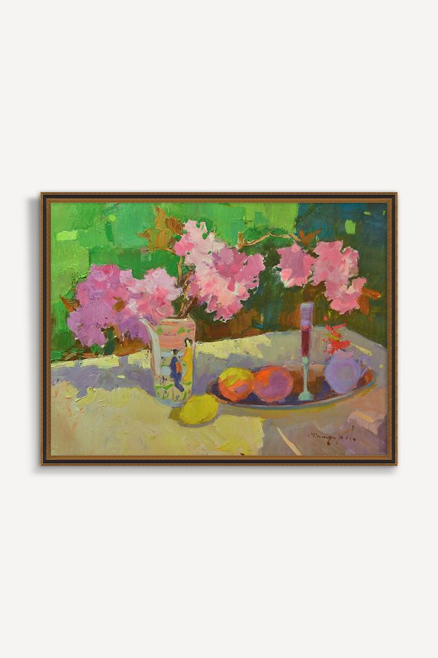 Delicate Sakura Flowers Wall Art | AnthroHome