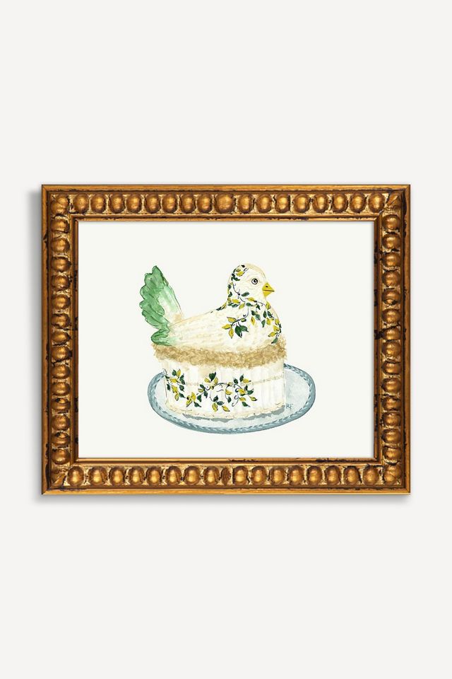 French Faience Chicken Terrine Wall Art | AnthroHome