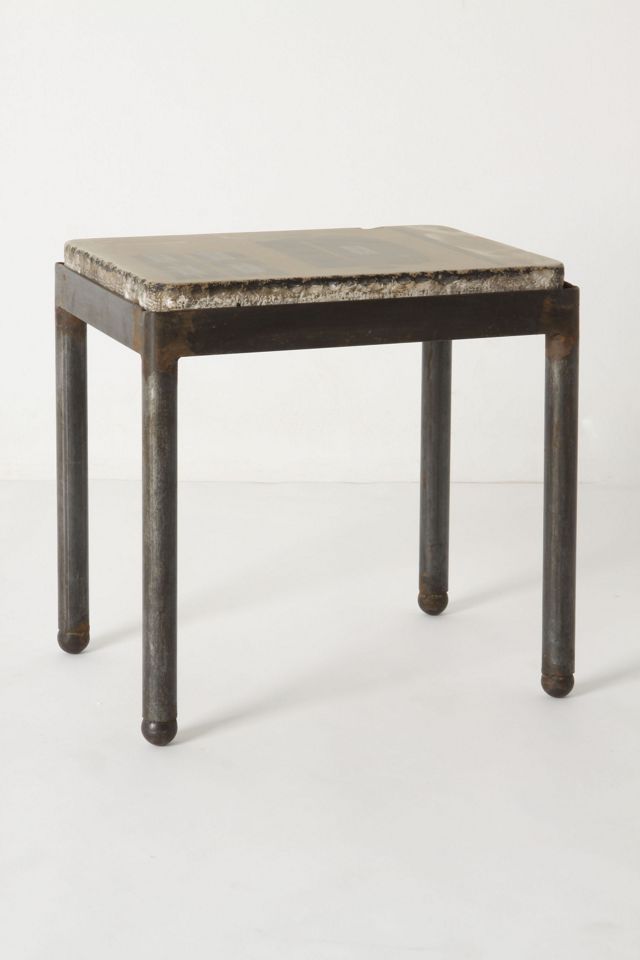 Limestone Tablet Side Table | Anthropologie