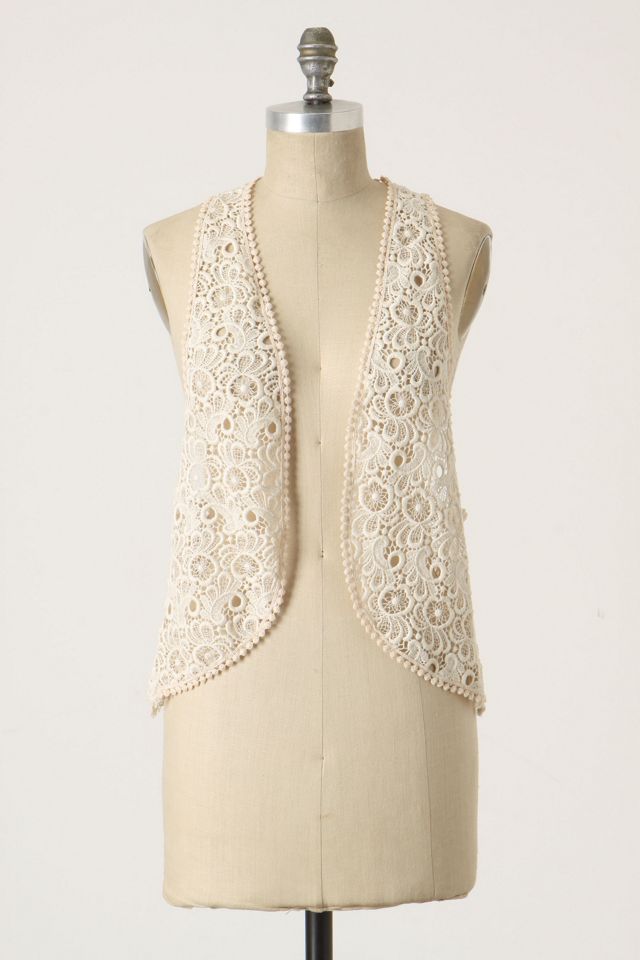 Heirloom Lace Vest | Anthropologie