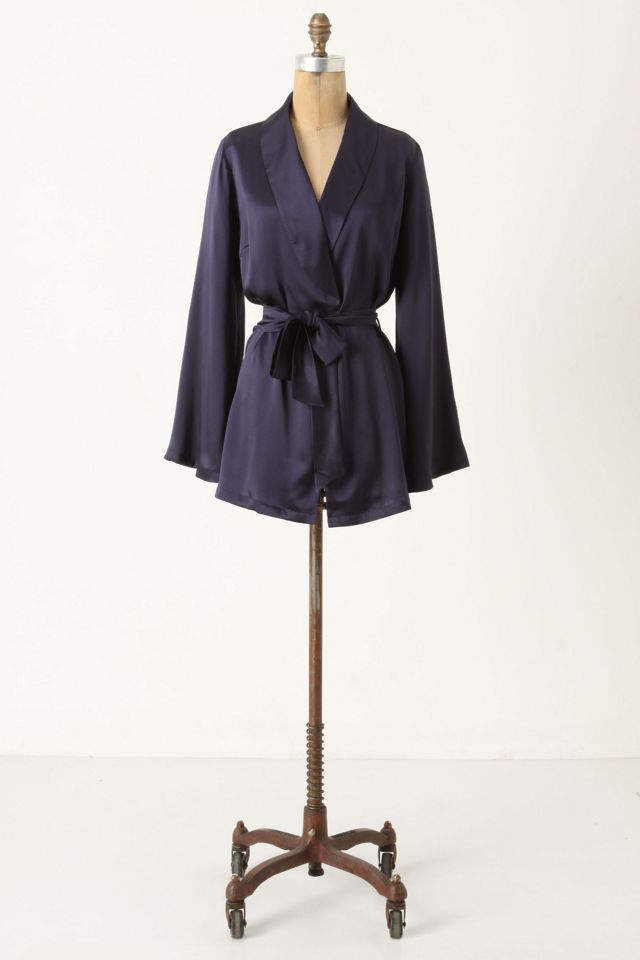 Smoking Jacket Robe | Anthropologie