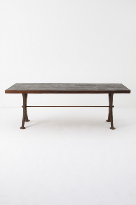 Burnt Wood Dining Table | Anthropologie