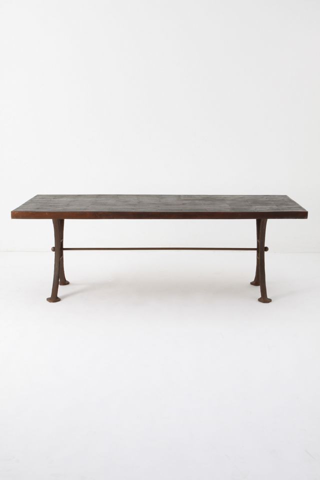 Burnt Wood Dining Table | Anthropologie