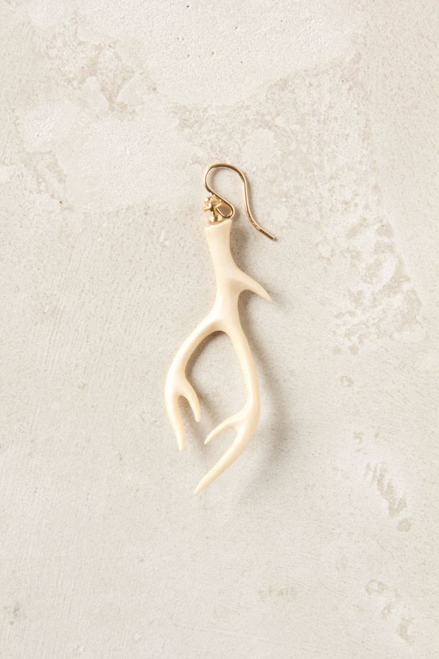 Crowned Stag Earrings | Anthropologie