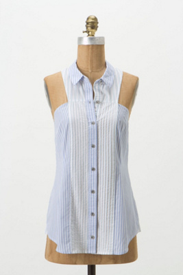 Pleated Panel Shell | Anthropologie