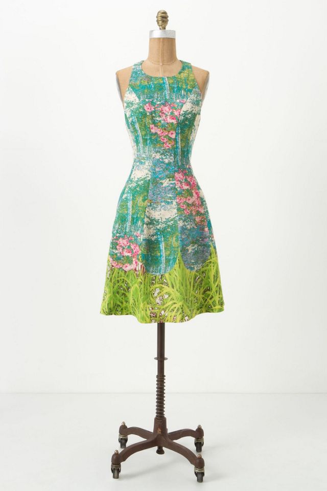 Revisited Impressionist Dress | Anthropologie