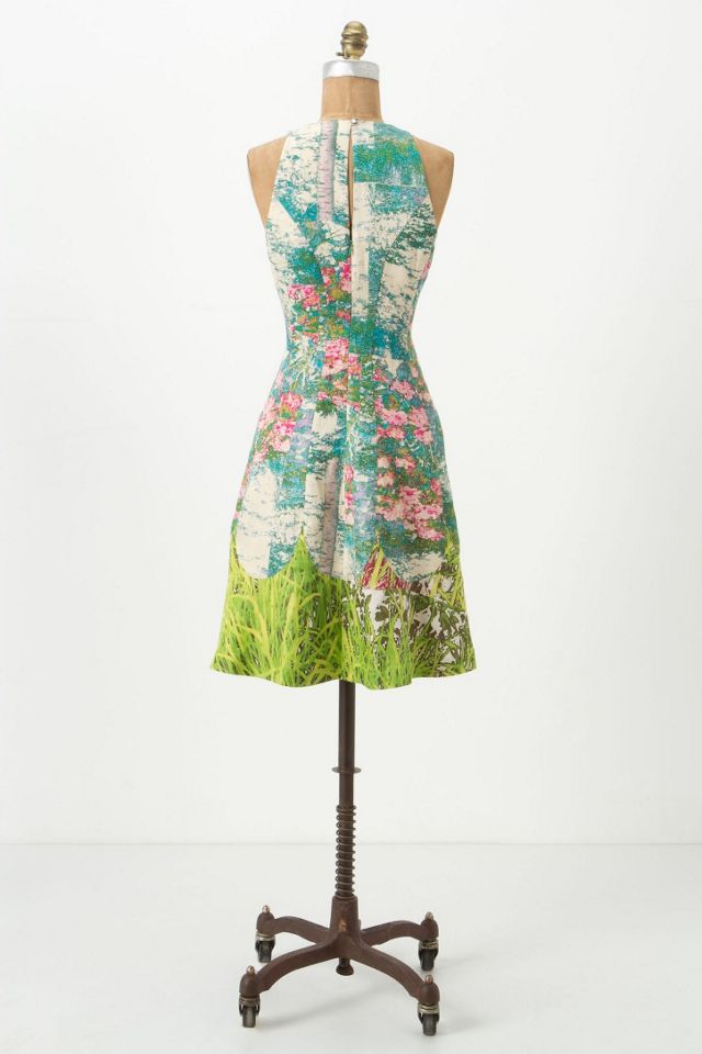 Revisited Impressionist Dress | Anthropologie