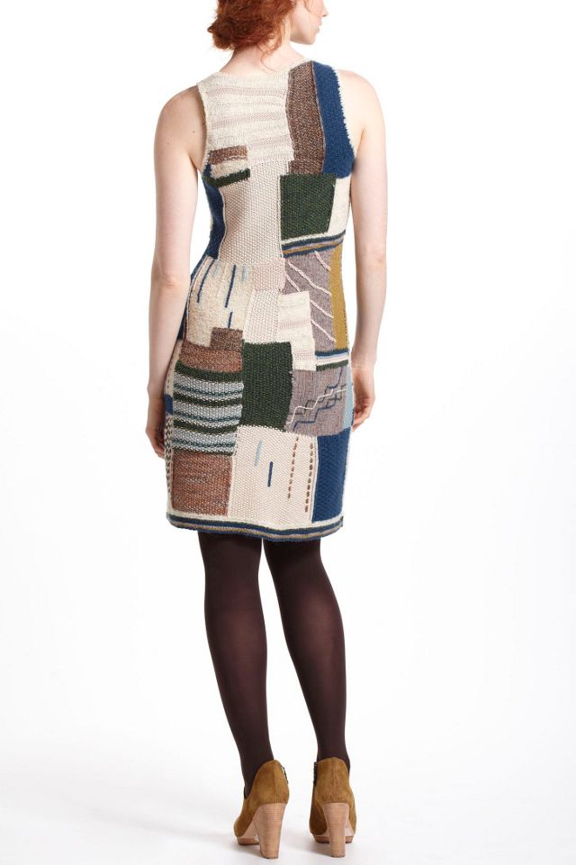 Patchwork Variations Sweater Dress | Anthropologie