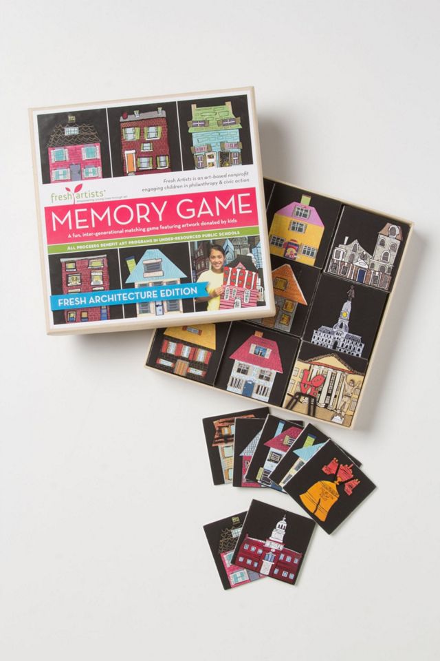 Fresh Architecture Memory Game | Anthropologie