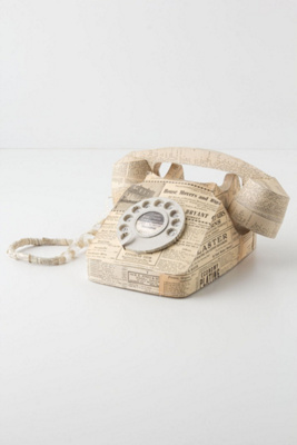 Paper Rotary Phone | Anthropologie