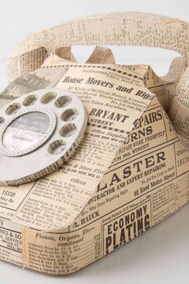 Paper Rotary Phone | Anthropologie