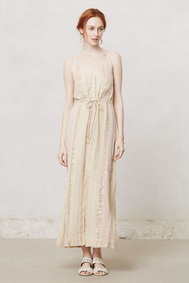 Neapolitan Shimmer Maxi Dress | Anthropologie