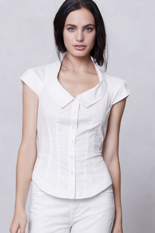 Portrait Collar Blouse | Anthropologie