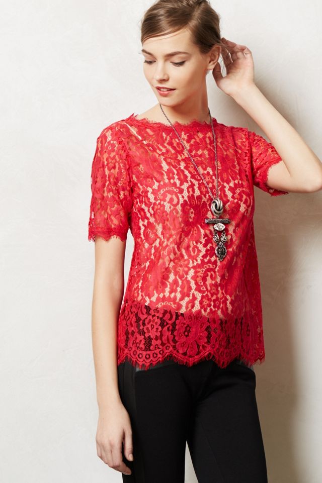 Elysian Lace Top | Anthropologie