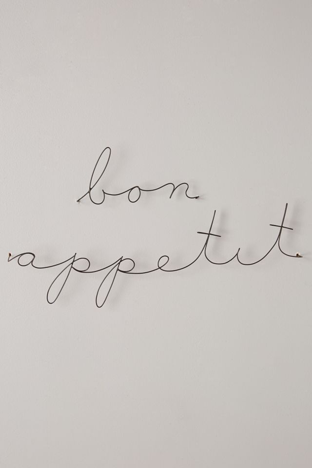 Wire Script Sculpture | AnthroLiving