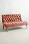 Slub Velvet Orianna Settee | Anthropologie