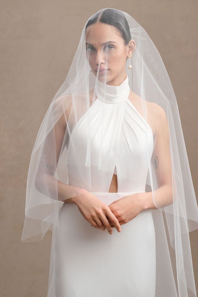 PARIS by Debra Moreland Floating Cathedral Veil | Anthropologie