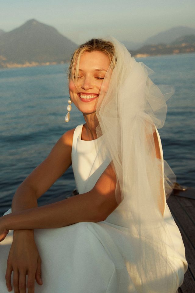 PARIS by Debra Moreland Floating Cathedral Veil | Anthropologie