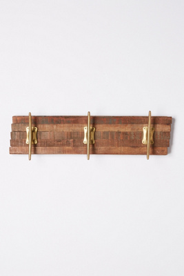 Reclaimed Wood Hook Rack | Anthropologie