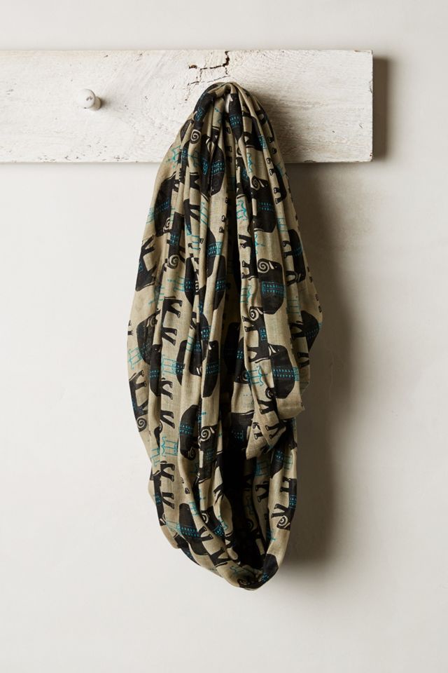 Elephants Infinity Scarf | Anthropologie