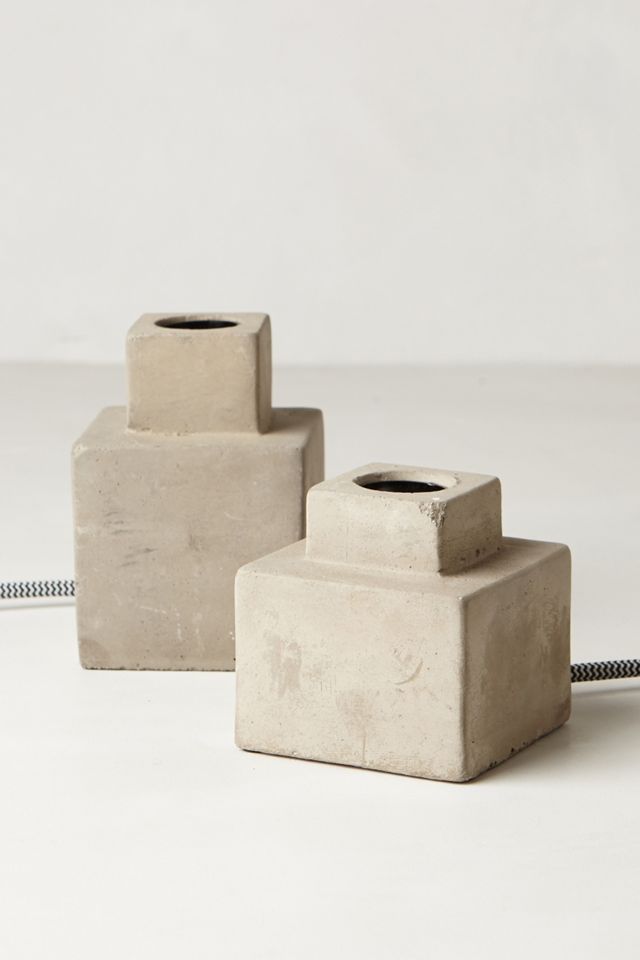 Paved Square Lamp Base | Anthropologie