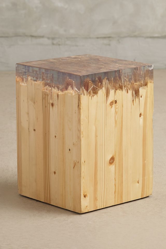 Alpine Glacier Side Table | Anthropologie