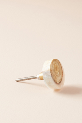 Frosted Timber Knob | Anthropologie