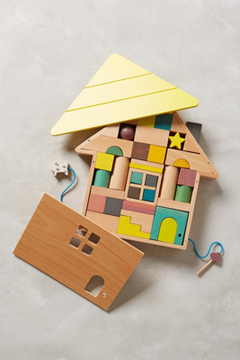 Building Blocks House Puzzle | Anthropologie