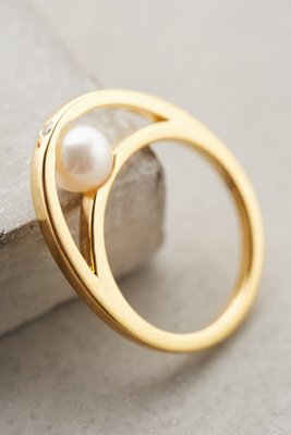 Pearl Embrace Ring | Anthropologie