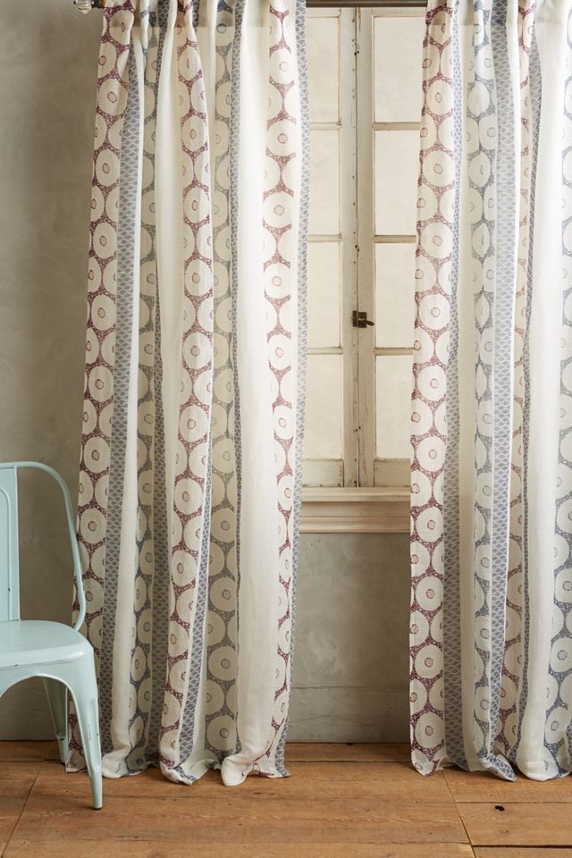 Falling Circles Curtain | AnthroLiving