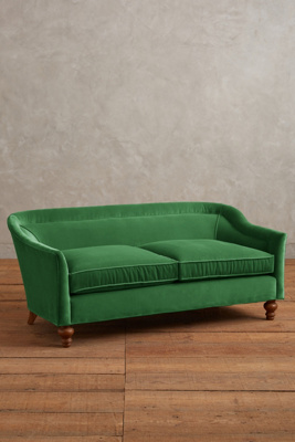 Velvet Holloway Settee | AnthroLiving