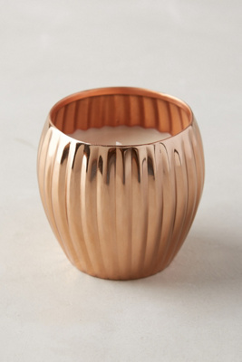 Capri Blue Textured Copper Candle | Anthropologie