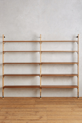 Kalmar Ten-Tier Wall Mounted Shelf | Anthropologie