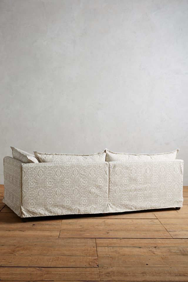 Yarn-Dyed Tassa Sectional | AnthroLiving