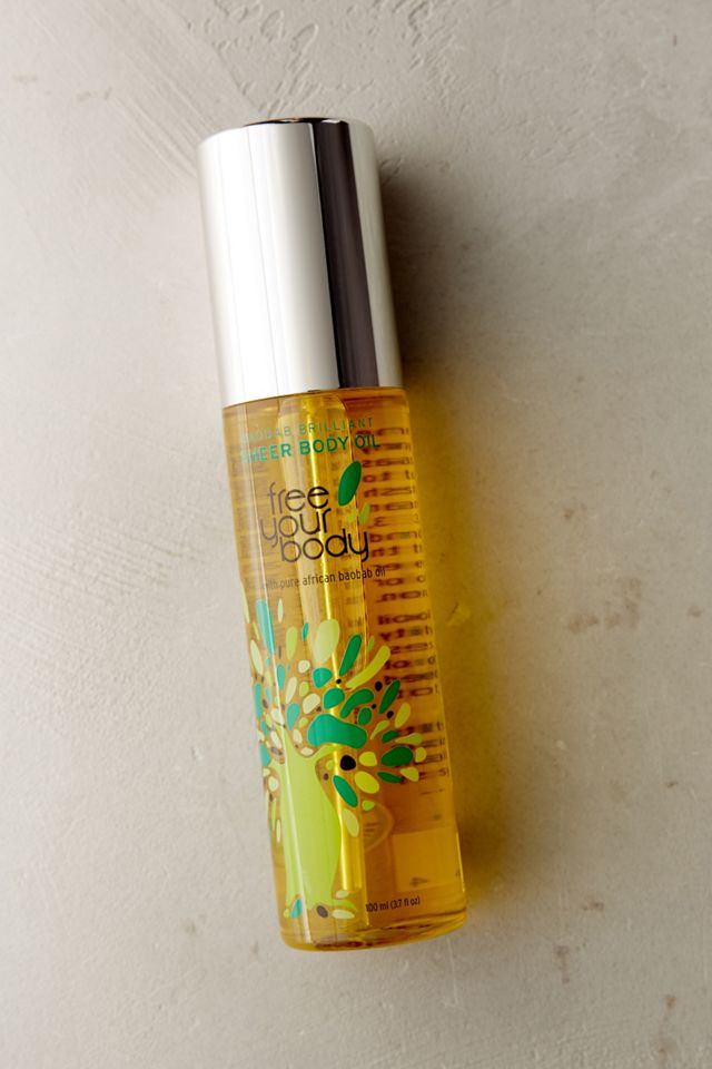 Free Your Body Baobab Brilliant Sheer Body Oil | Anthropologie