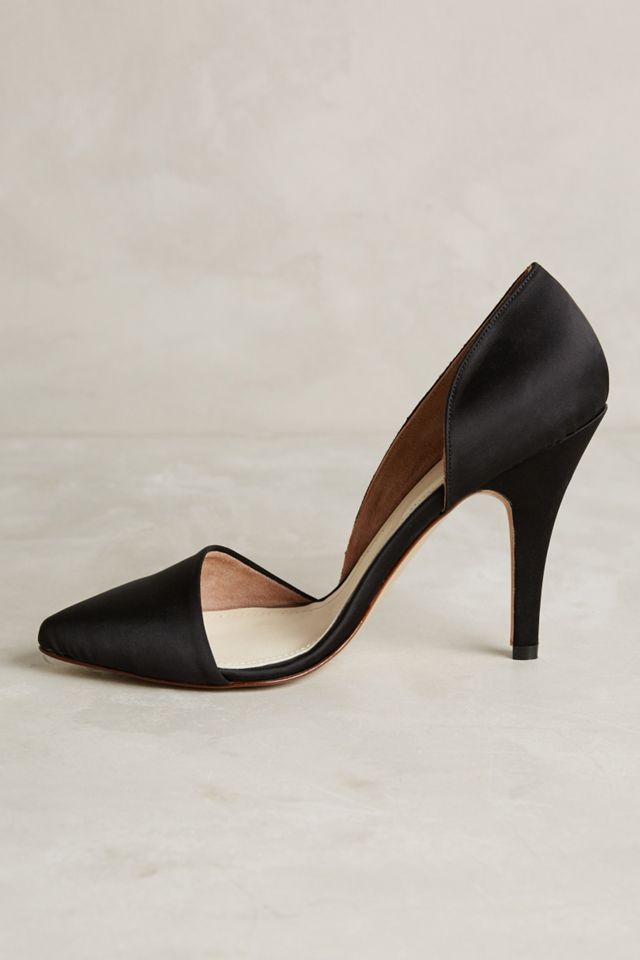 Vanina Sienna Satin Pumps | Anthropologie