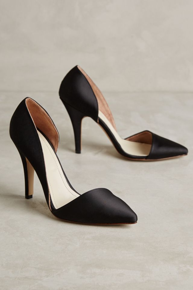 Vanina Sienna Satin Pumps | Anthropologie