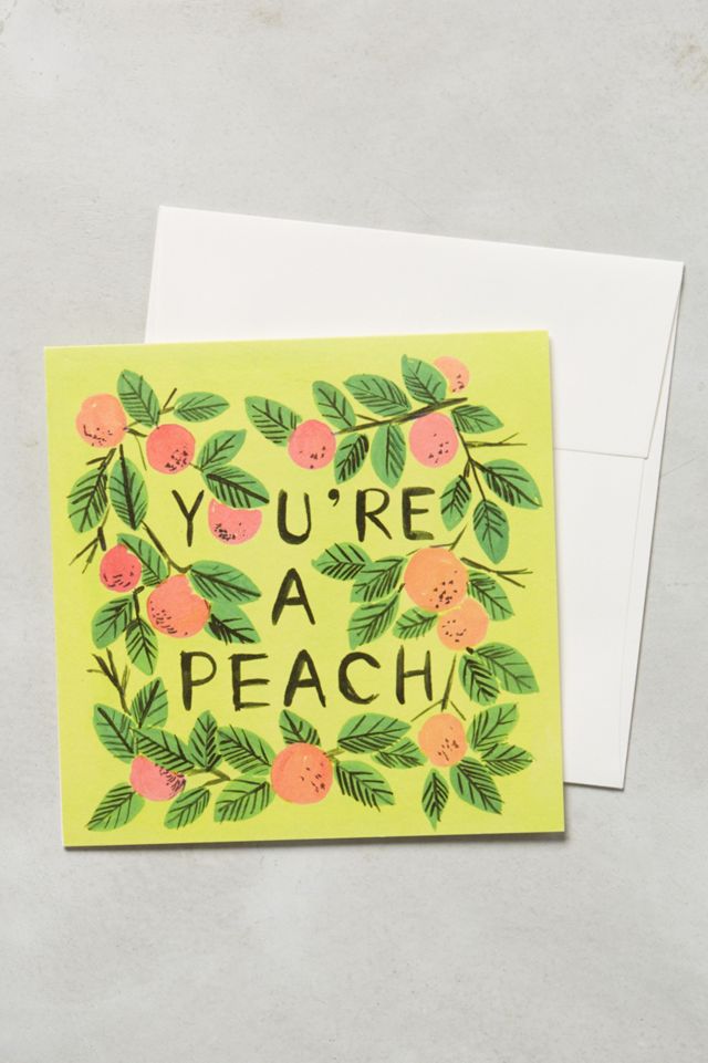 You're A Peach Card | Anthropologie