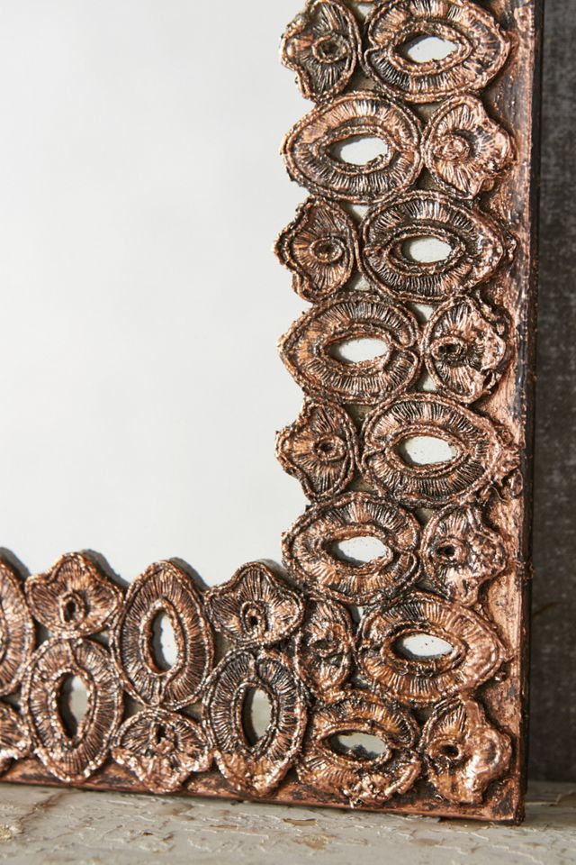 Gilded Lace Mirror | Anthropologie