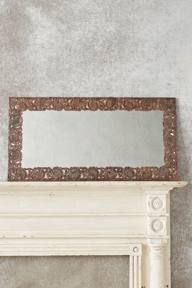 Gilded Lace Mirror | Anthropologie