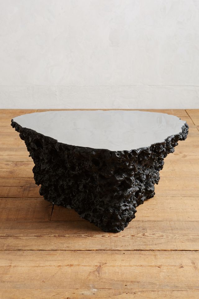 Lava Stone Coffee Table | Anthropologie